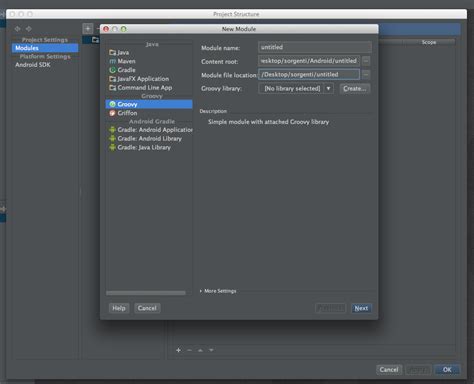 Android Studio 0 3 2 For OS X Import Module Stack Overflow