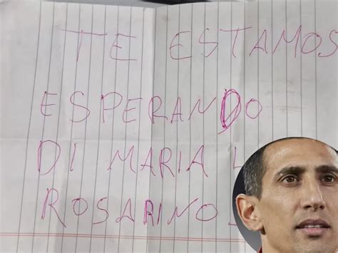 Rosario narcos amenazan a Ángel Di María Te estamos esperando