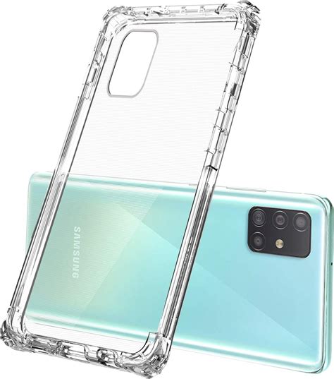 Funda Para Samsung A71 6 7 Pulgadas Cristal Templado Protector De