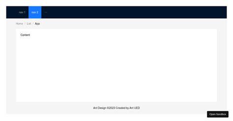 Fixed Header Antd Codesandbox