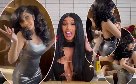 Cardi B Posts Topless Video Showing How She Fixed A Wardrobe