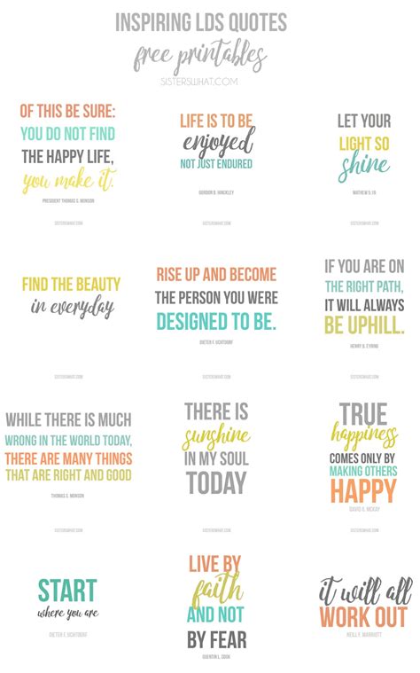 Free Printable Motivational Quote Gorgeous Modern Free