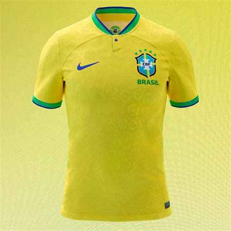 Novas camisas da Seleção Brasileira para Copa 2022 Nike MDF