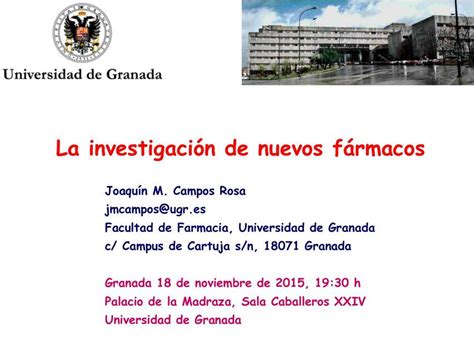 La Investigacion De Nuevos Farmacos GEOVANII UDocz