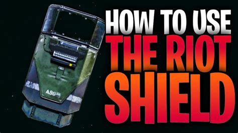 How To Use The Riot Shield In Modern Warfare Call Of Duty Modern