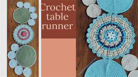 Crochet Table Runner Tablecloth Tutorial 50 YouTube