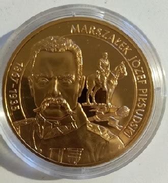 Medal z serii Wielcy Polacy Józef Piłsudski Ostrów Wielkopolski