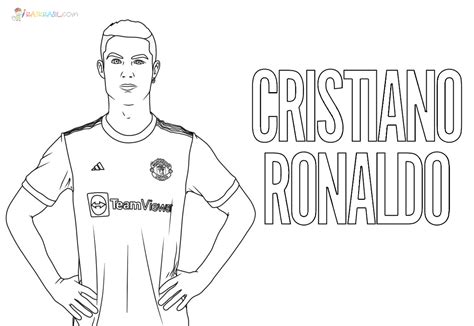 Printable Ronaldo Colouring Pages Free Printable Templates