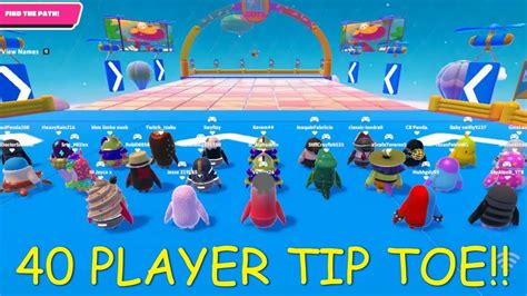 Crazy 40 Player Tip Toe Finale Win YouTube