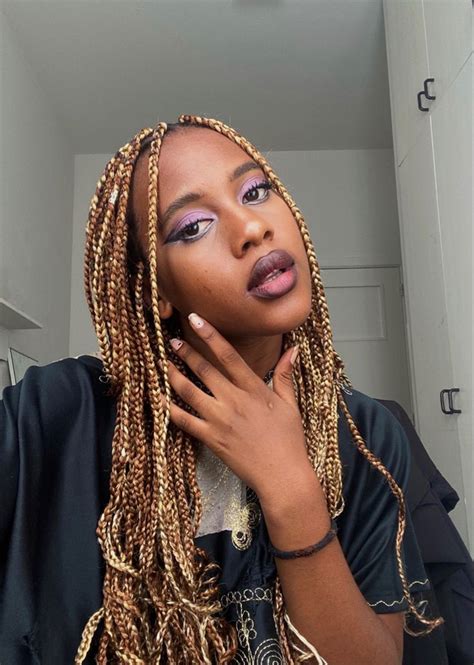 Purple Black Girl Make Up
