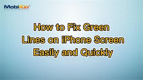 How To Fix Green Lines On IPhone Screen Easily And Quickly YouTube