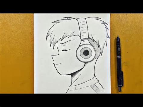 How To Draw Headphones On Anime