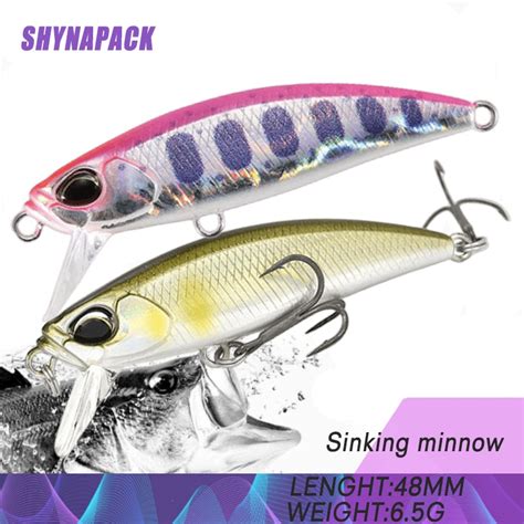 2023 neue 48mm 6 5g Top Fest Angeln Lockt Minnow qualität Köder Wobbler