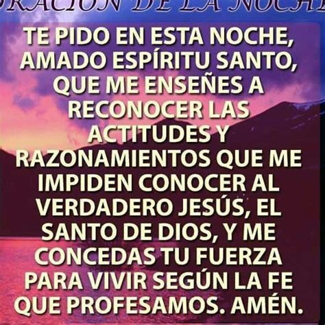 Oración nocturna al Espíritu Santo Fortalece tu espíritu antes de