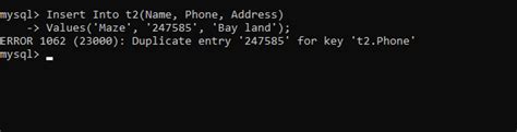 Mysql Unique Constraint Beginner S Guide Mysqlcode