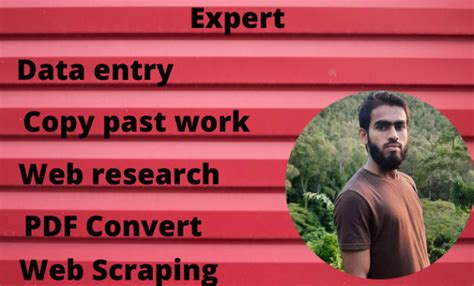 do data entry copy paste pdf convert web research web scraping by tanbir5896 fiverr