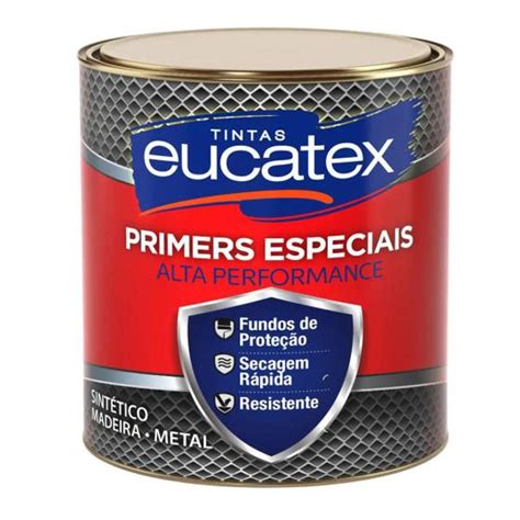 Zarcão Primer Eucatex Fundo Preparador Anti Ferrugem Anti Corrosivo