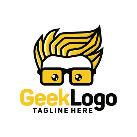 Geek Logo Design Template Vector 7922828 Vector Art At Vecteezy