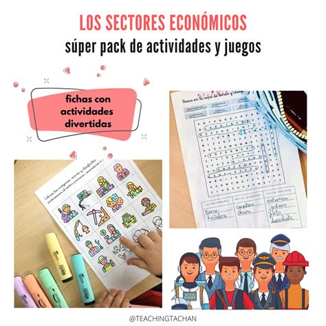 Profes Papel Tijera Sectores económicos para primaria