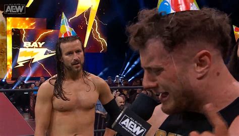 AEW Dynamite Results MJF Adam Cole Win Tag Team Debut Cole Gets A