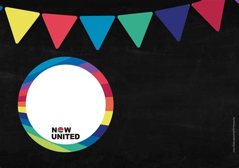 Convite Do Now United Para Editar Fazendo A Nossa Festa