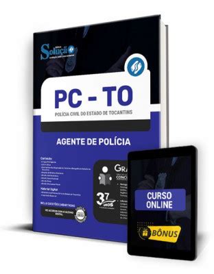 Faça o Download Apostila PC TO Agente de Polícia Apostilas Solução