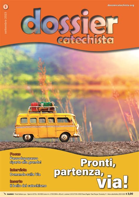 DOSSIER CATECHISTA 2023 24 Ufficio Per La Catechesi