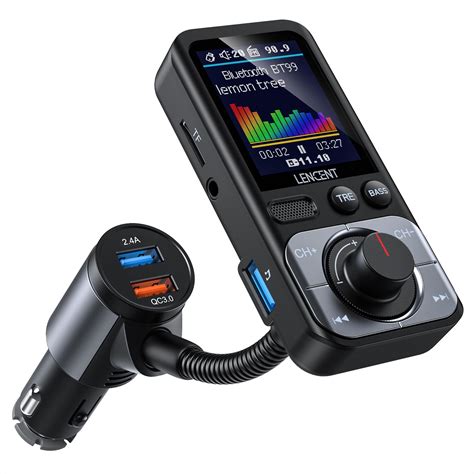 FM Trasmettitore Bluetooth Auto Adattatore Macchina Con Radio AUX MP3