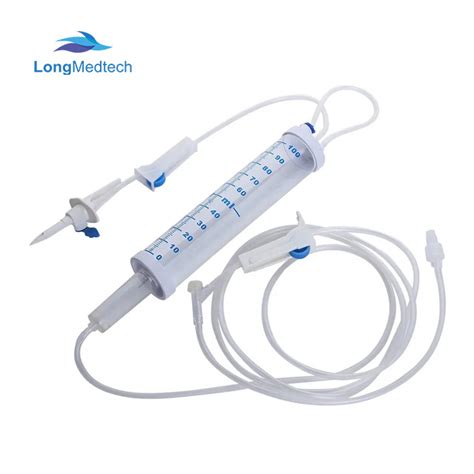 Medical Sterile Burette Type Infusion Set For Single Use With Drip