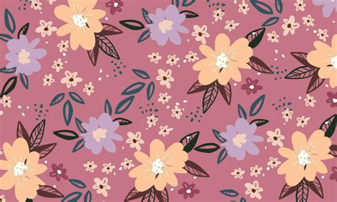 Floral Abstract Seamless Patterns 23181780 Vector Art At Vecteezy