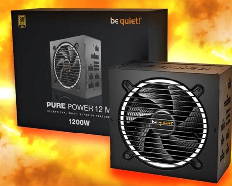 Test Alimentation Be Quiet Pure Power 12 M 1200W Hardware Co