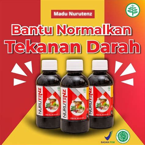 Jual NURUTENZ ORIGINAL OBAT HERBAL Madu Hipertensi Obat Hipertensi