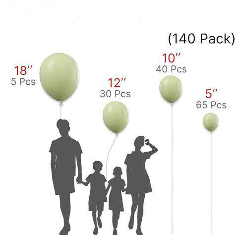 Sage Green Balloons Pcs Sage Balloons Dusty Green Balloons