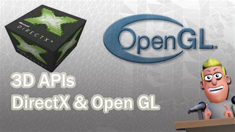 what is a 3d api directx and open gl 3d theory youtube