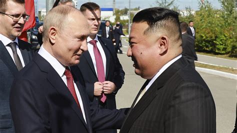 North Korea S Kim Pledges Support For Russia In Meeting Putin NPR