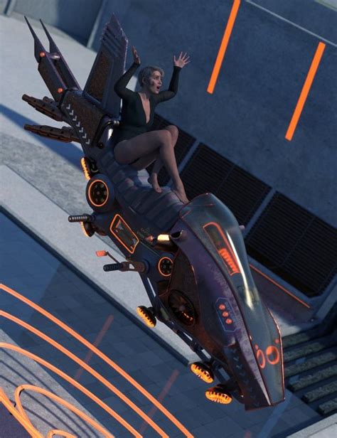 Skins For Sky Lark Hover Bike D Models For Daz Studio And Poser