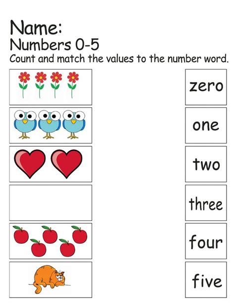 Numbers 0 5 Number Words Worksheet Number Words Worksheets Number