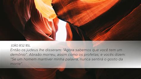 João 8 52 BSL Desktop Wallpaper Então os judeus lhe disseram Agora