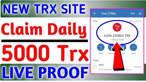 Earn Free Trx Without Investment How To Earn Free Trx Trx Mining