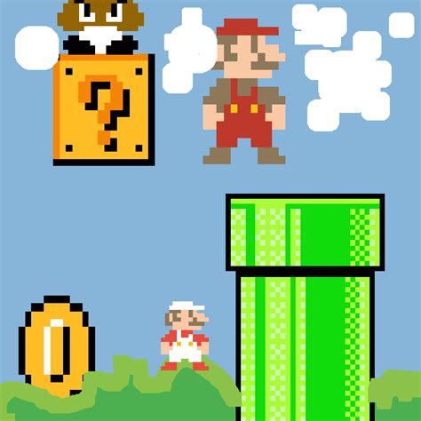 Pixilart Wii Super Mario Brothers By Lulumoon