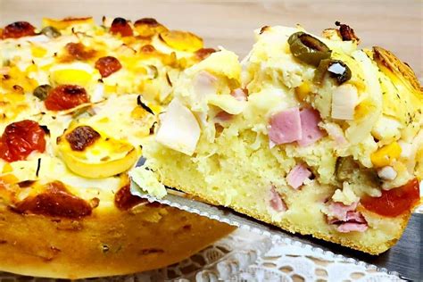 Torta Salgada De Frios Deliciosa Recheio E Cobertura O Melhor
