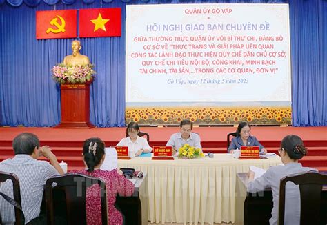 Thực hiện quy chế dân chủ cơ sở quy chế chi tiêu nội bộ công khai
