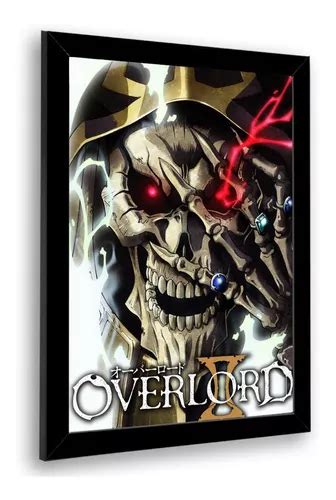 Quadro Decorativo Overlord Poster Anime Emoldurado 23x33cm