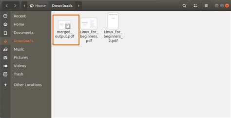 How To Merge PDF Files On Ubuntu GUI And Terminal