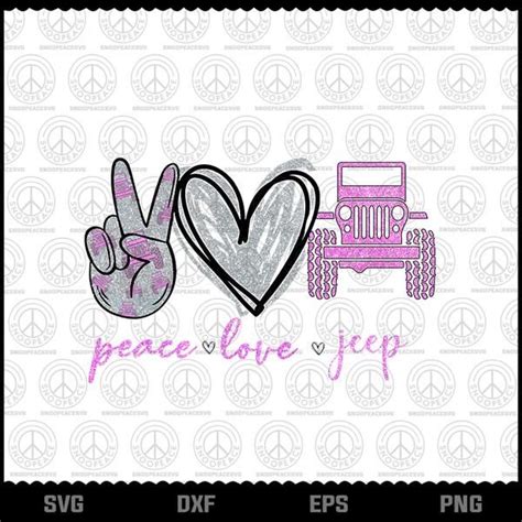 Peace Love Jeep Png Pink Jeep Png Jeep Lover Png Jeep Car Png Jeep