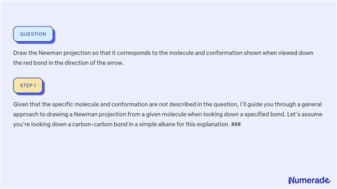 SOLVED Draw The Newman Projection So That It Corresponds To The