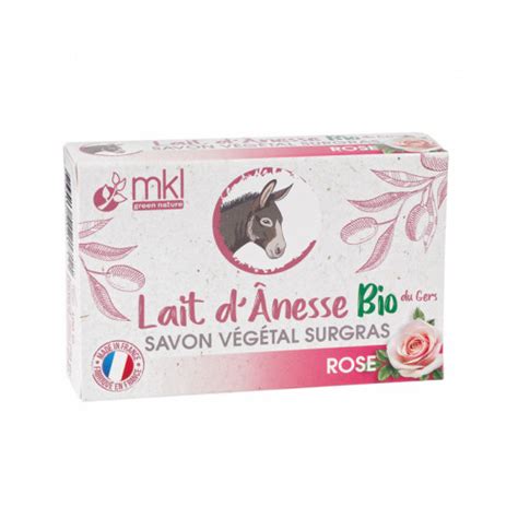 MKL GREEN NATURE SAVON AU LAIT DÂNESSE BIO PARFUM ROSE 100g