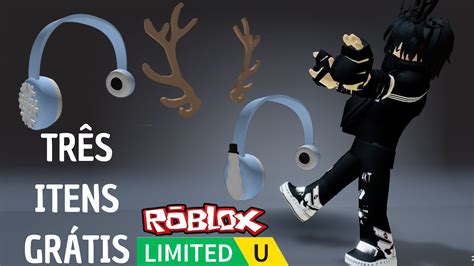 COMO PEGAR NOVOS ITENS GRÁTIS NO ROBLOX LIMITADO YouTube