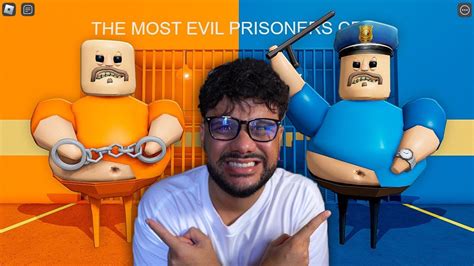 Prisioneiro BARRY Vs Polícia BARRY Novo Obby YouTube