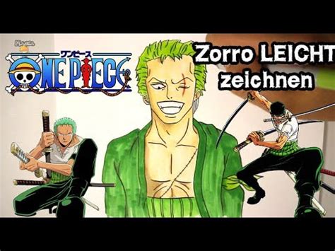Wie Zeichnet Man LORENOR ZORRO HOW TO DRAW ONE PIECE 002 YouTube